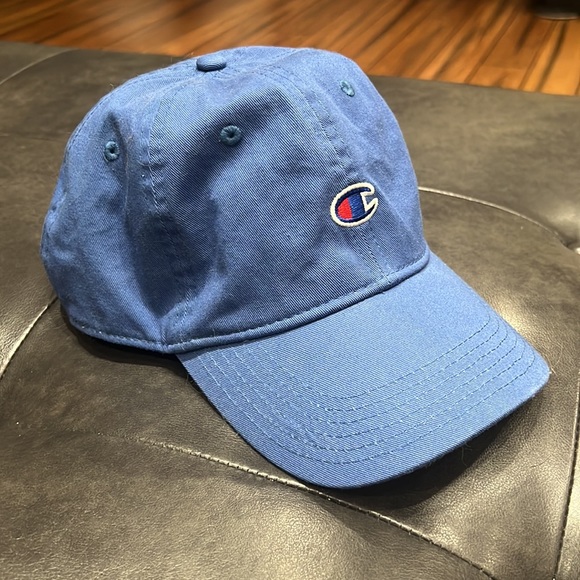 Champion | Accessories | Champion Baseball Hat Blue Adjustable | Poshmark